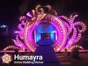 Western Big Wedding Gate - Humayra